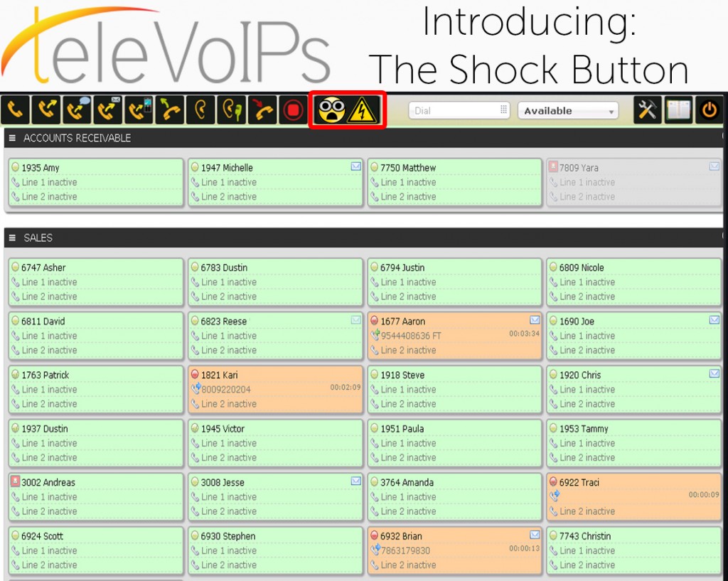 New Feature for Call Centers and Sales Managers | TeleVoIPS