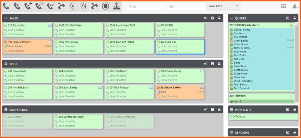 Virtual Switchboard Phone System Software - TeleVoIPs
