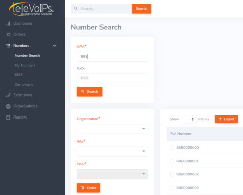 Business Phone Numbers on Demand - TeleVoIPs