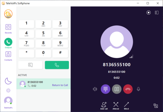 The TeleVoIPs Softphone | TeleVoIPS