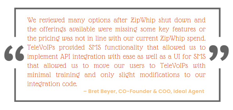 Zipwhip is going away. Now is the time to transition to TeleVoIPs ...